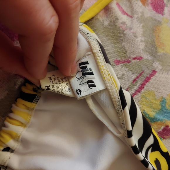 Billabong | Swim | Billabong Y2k 2pc Yellow Cheetah Matching Triangle ...